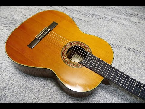 Vintage 1981 made Classical Guitar Abe Gut Handcrafted No.5 | Reverb