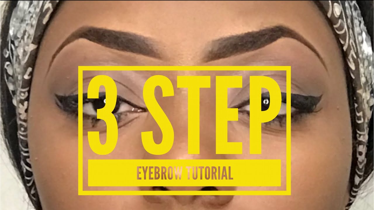 How to make HIGH ARCHED EYEBROWS! An EASY 3 Step Eyebrow Tutorial | Perfect Eyebrows For Beginners