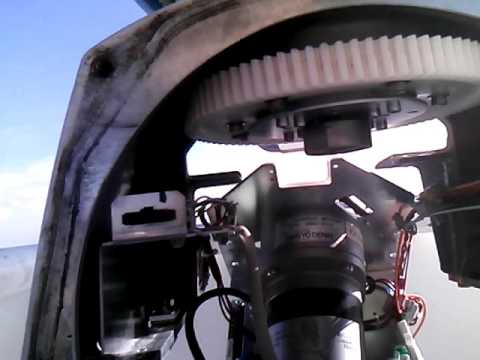 Bearing, gearing and motor axis Furuno antenna