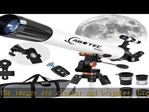 ABOTEC Telescope for Adults Astronomy, 90mm Aperture 800mm Refractor Telescopes for Kids & Beginner