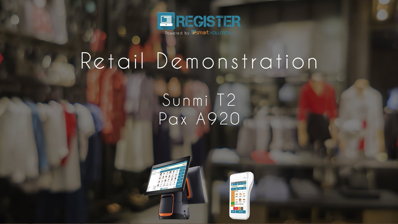 Register Fixed & Handheld Retail Demo