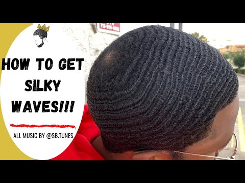 360 WAVES: HOW TO GET SILKY WAVES WITH COARSE HAIR!!! #coarsehairedkingz