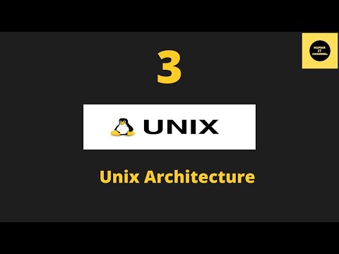 Architecture of Unix - Unix Basics Tutorial - Part 3