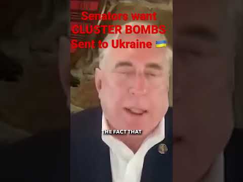 Members of Congress want illegal cluster bomb for Ukraine. Ukraine army has lost 10,000 vehicles
