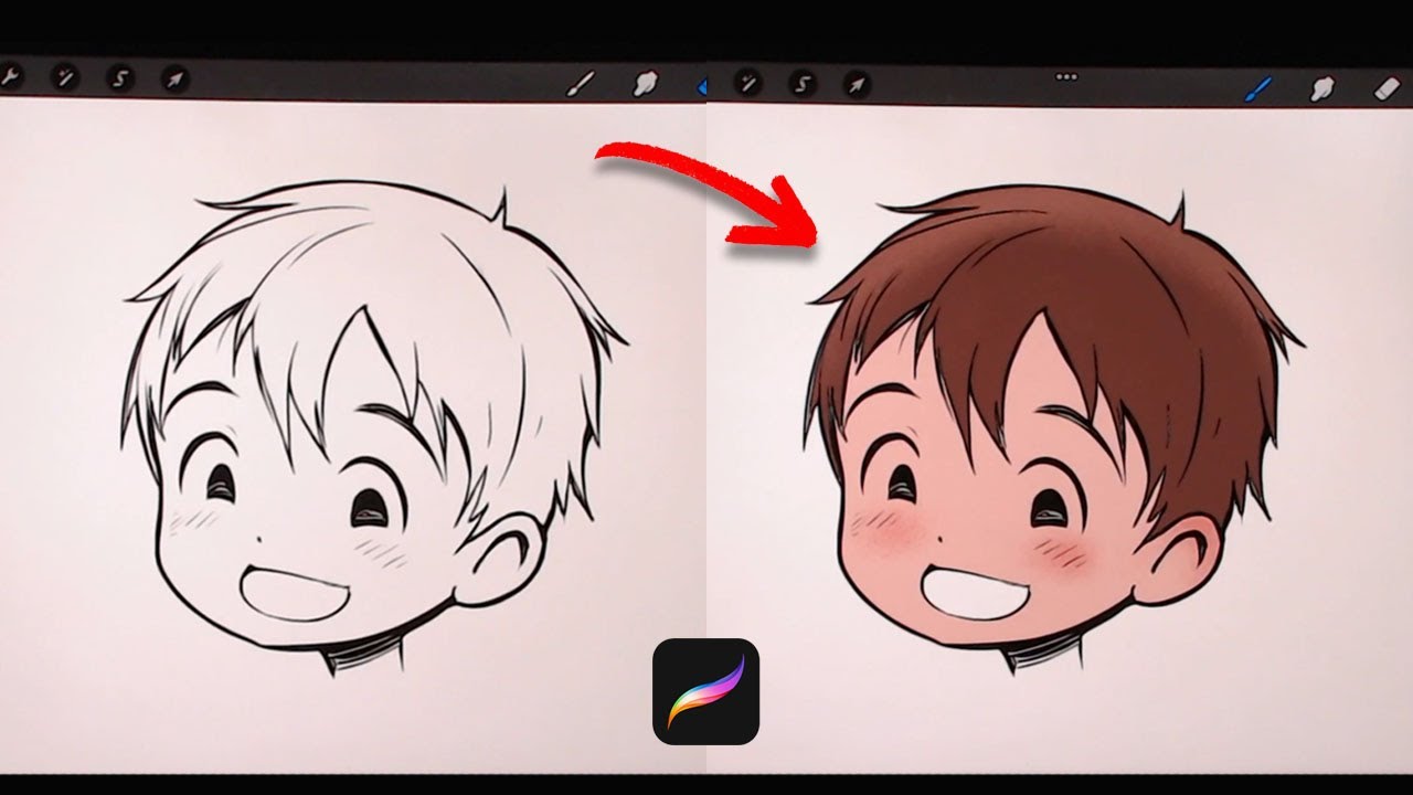How to Color in Lines in Procreate - Easy Tutorial