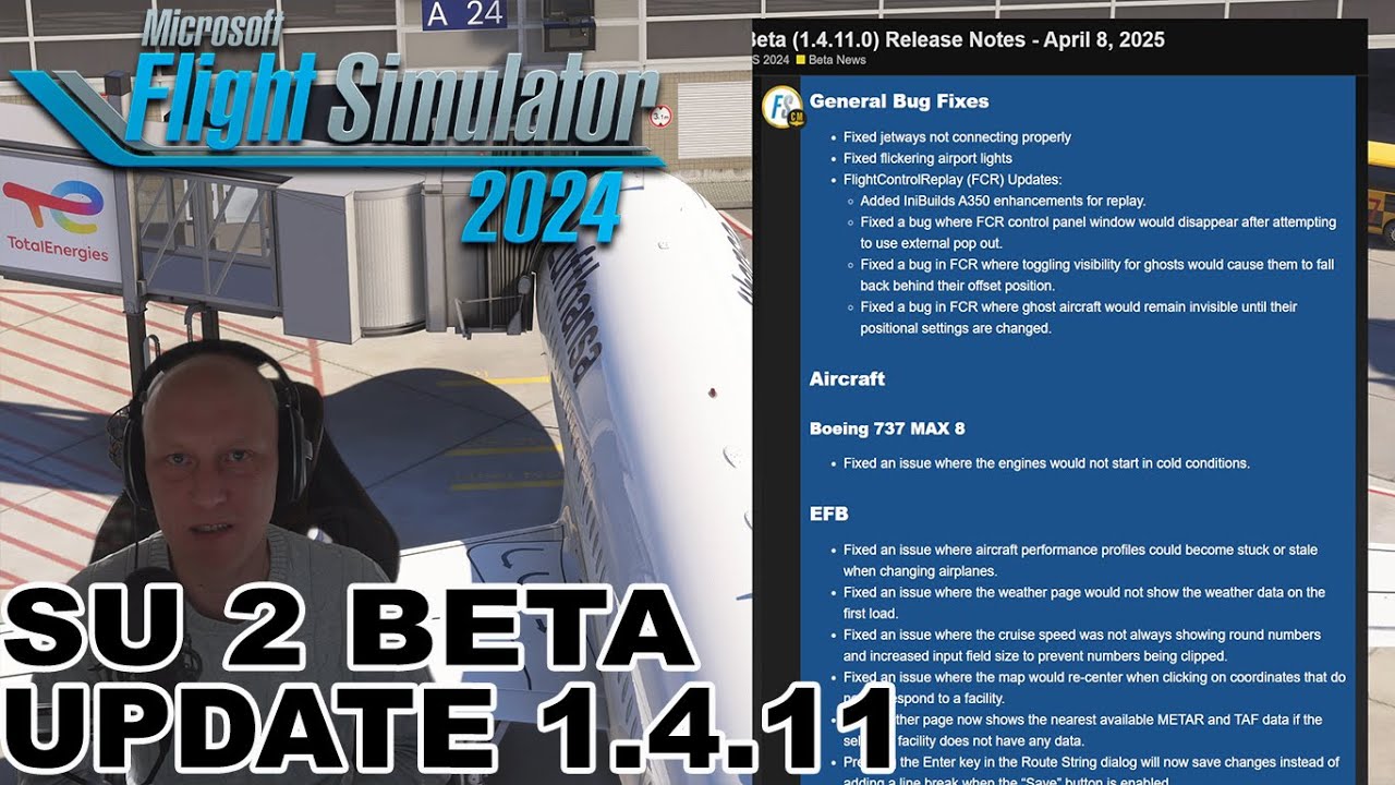 Microsoft Flight Simulator 2024 - Sim Update 2 Beta Update 1.4.11.0 - Videos & Streams ...