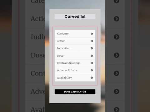 Carvedilol| Chronic heart failure in dog | Best drug for heart problems. Veterinary drug information