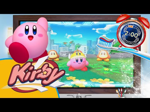 Kirby 2 Minute Action Toothbrush timer with Music