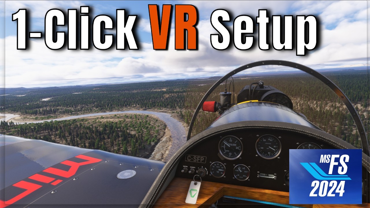 A New Free Tool for Smoother MSFS 2024 VR & 2D –Easy Setup Guide