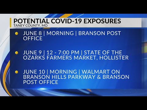 Taney County confirms 16th case of COVID-19, announces potential exposures