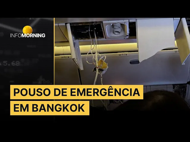 Voo da Singapore Airlines faz pouso de emergência em Bangcoc e uma pessoa morre