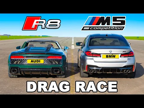 BMW M5 Competition Drag Races Audi R8 Spyder, They're Uncannily Fast ...