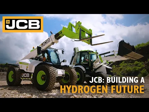 First-of-Its-Kind Hydrogen-Powered JCB Backhoe Loader Begins Public ...
