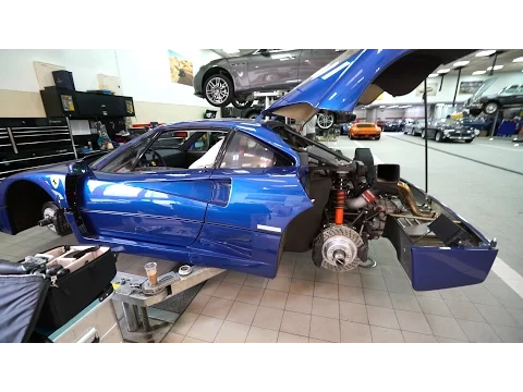 Unique Blue Ferrari F40 Has Loud Tubi Exhaust - autoevolution