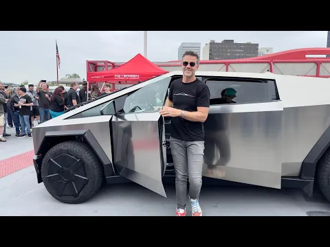 Tesla Cybertruck Finally Gets Its Rear Light Bar. Plus: First Look at ...