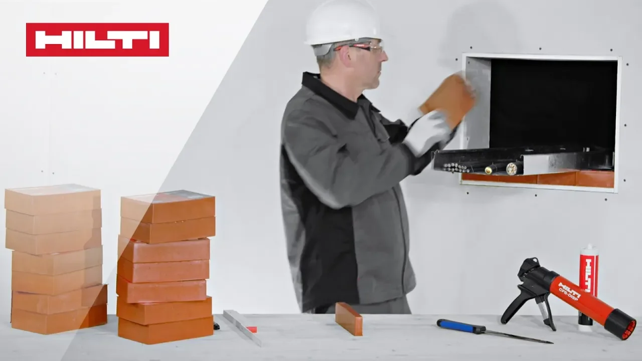 HOW TO: Install Hilti CFS-BL Firestop Blocks for cable tray pe...