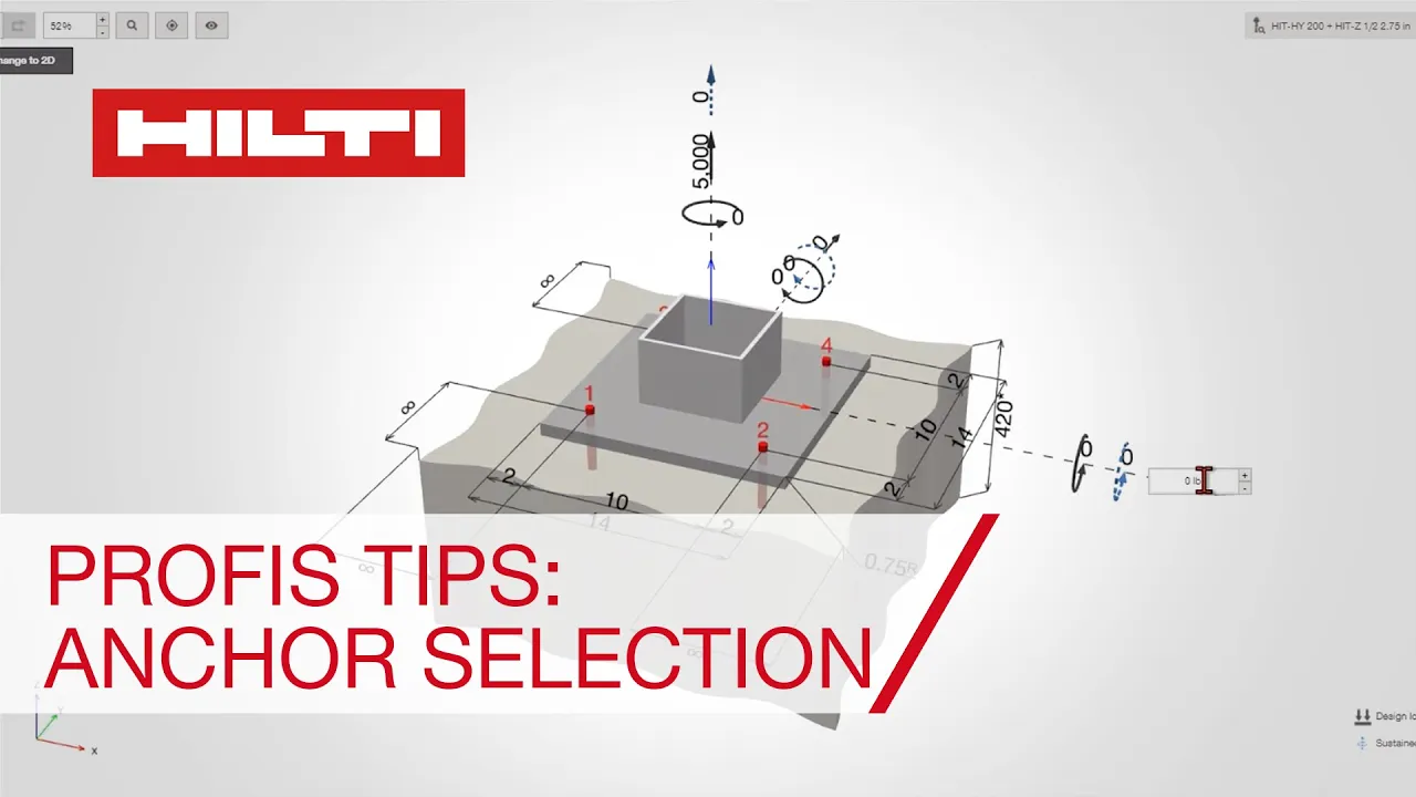 PROFIS Engineering Tips - Anchor Selection Tools - Hilti USA PROFIS Engineering Tips - Anchor Selection Tools - Hilti USA