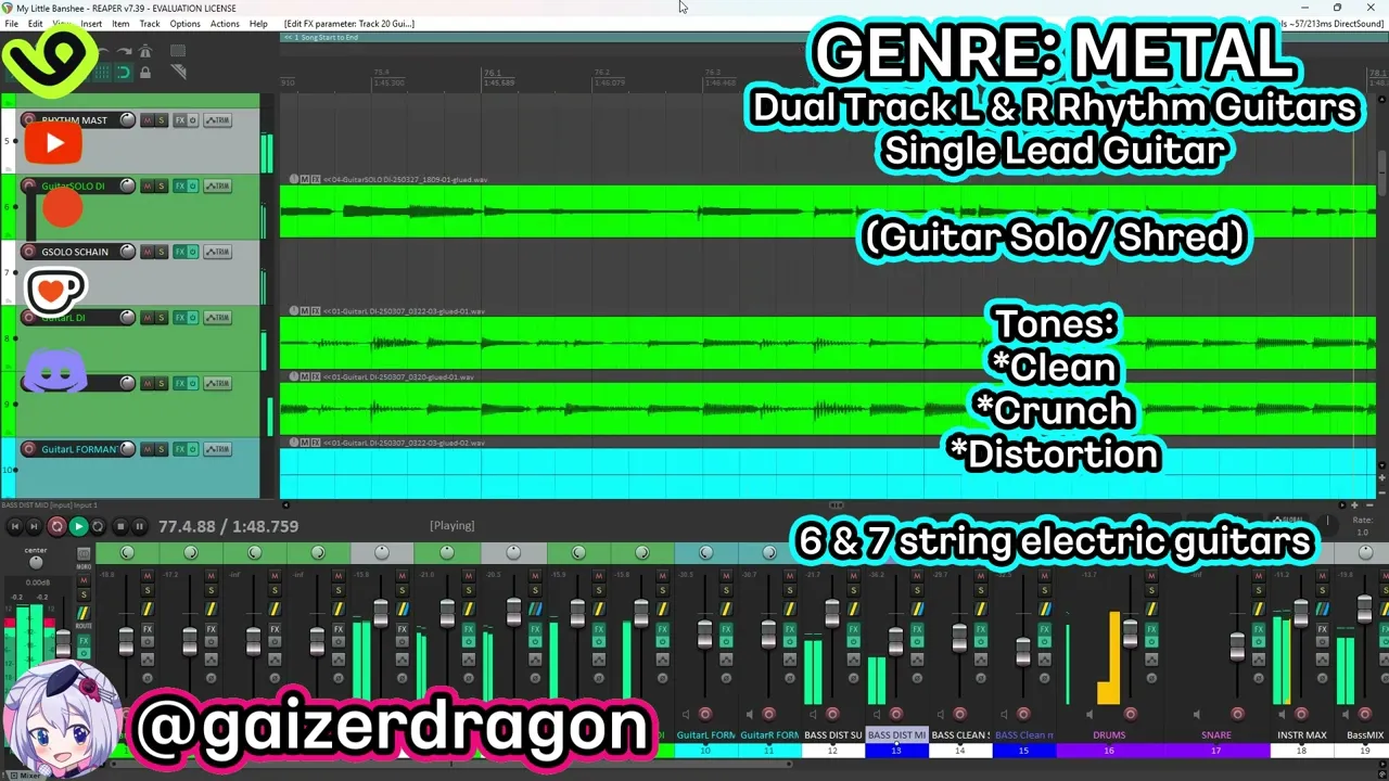 Custom 3D VRoid Model by Gaizer Dragon (@gaizerdragon) | VGen
