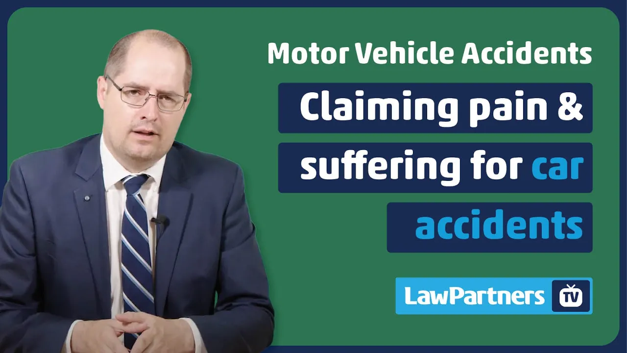Car Accident Compensation - Pain & Suffering | Law Partners