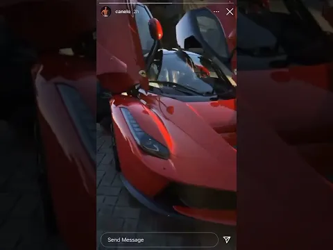 Canelo Alvarez Reminds Everyone He Owns a Ferrari LaFerrari - autoevolution