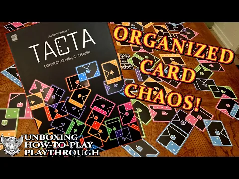 TACTA Unboxing, How to Play, and Full 2‑Player Playthrough | Board Game ...