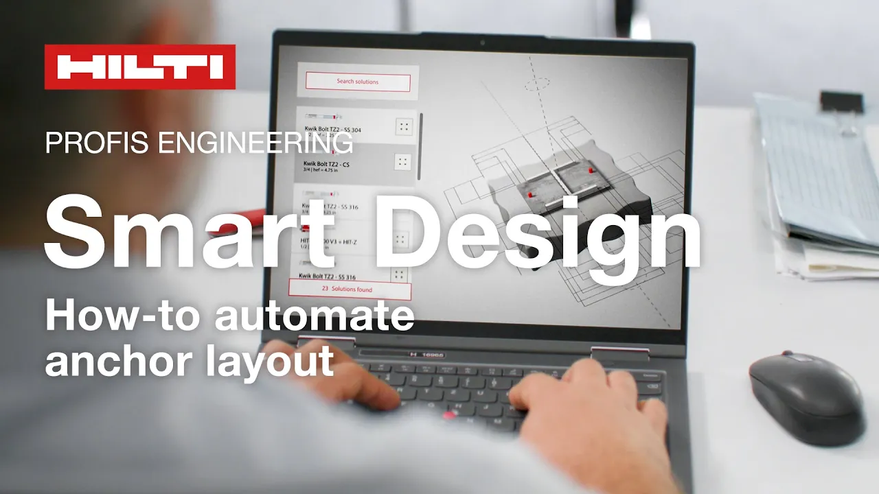 Hilti PROFIS Smart Design - How-To Automate Anchor Layout - Hi...