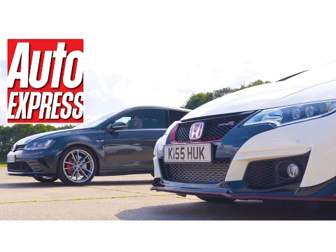 Civic Type R vs Golf GTI Clubsport S Standing Mile Drag Race Has ...