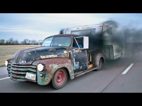 Rat Rod Frankenstein: 1947 Chevy Pickup with 505 HP Ford Diesel V8 ...