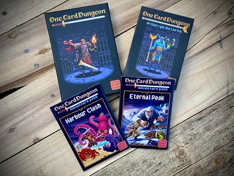 ONE CARD DUNGEON Series How to Play | Board Game Videos