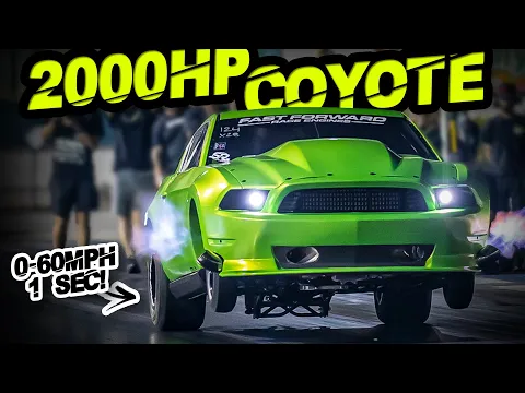Crazy 2,000-HP Ford Mustang With Coyote Stock Block Covers 1/4 Mile in ...