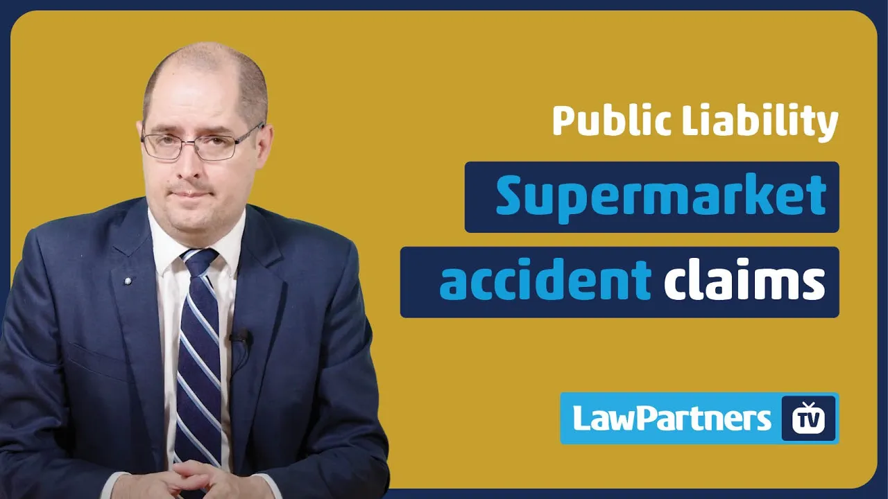 Supermarket Slip & Fall – Claims Guide | Law Partners