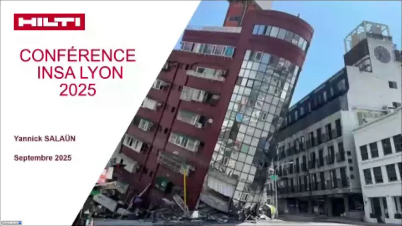 Conférence sismique 2025 - HILTI x Socotec - Espace Ingénierie