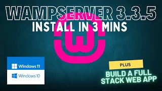 How to Build a Full Stack Web App with WAMP on Windows
