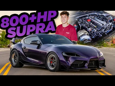 This Midnight Purple, Daily Driven 2020 MKV Toyota Supra Has 800 HP+ ...