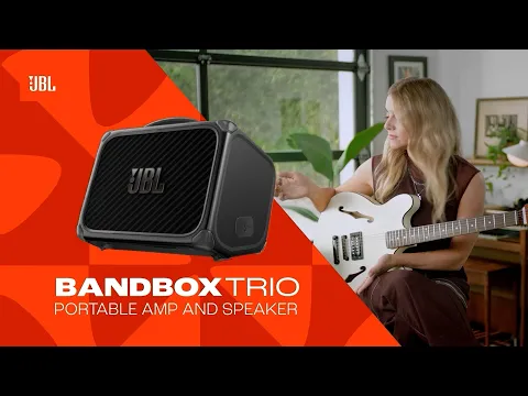 JBL BandBox Trio | Portable AI-powered practice amp and speaker
