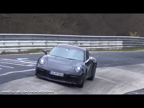 2019 Porsche 911 Prototype Does Snap Oversteer in Nurburgring Pendulum ...