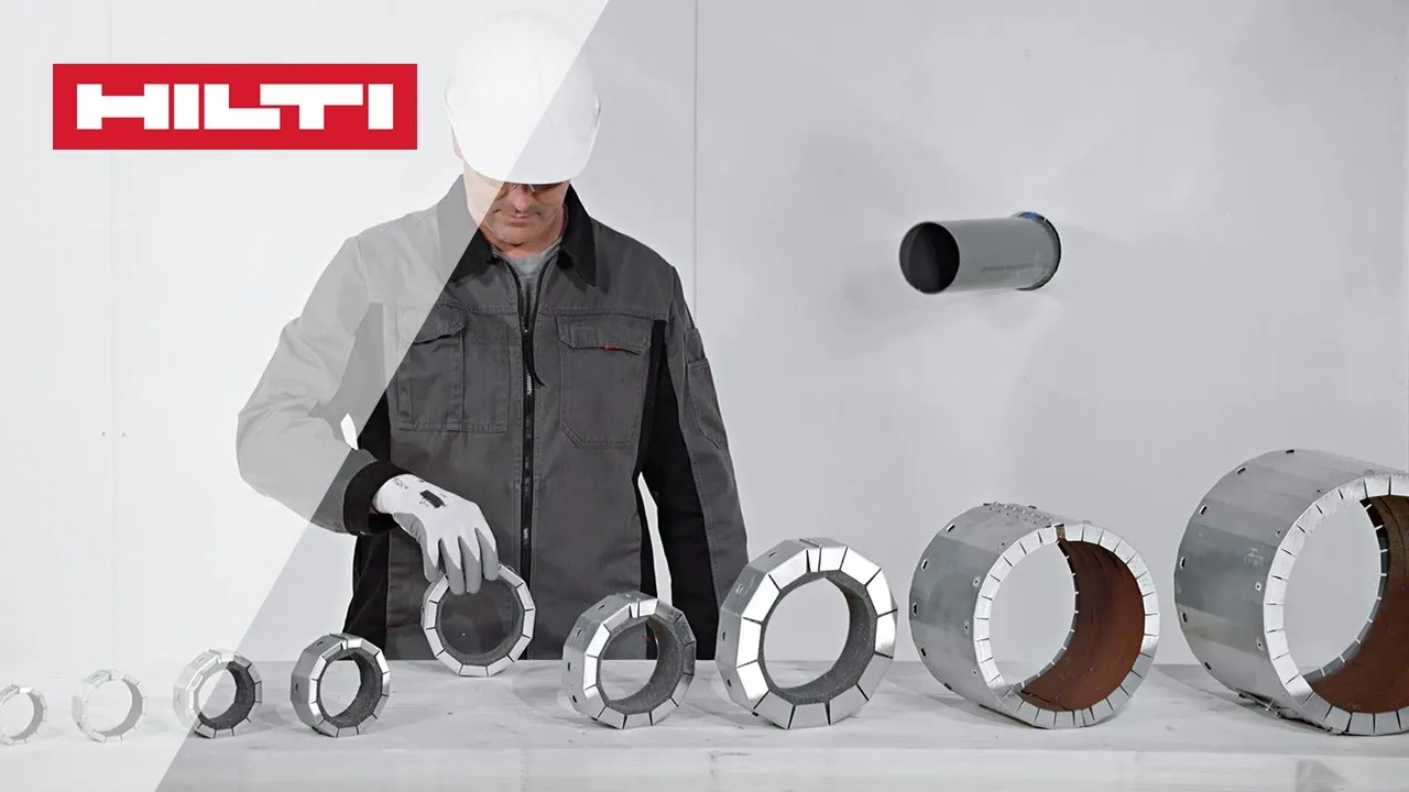 HOW TO: Install Hilti CP 643 N and CP 644 US firestop collars ...