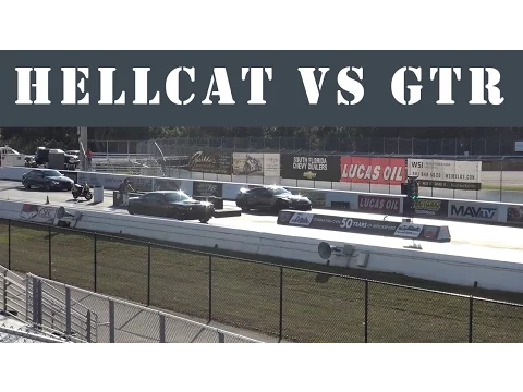 Dodge Challenger Hellcat Takes on 600 WHP Nissan GT-R In a Drag Race ...