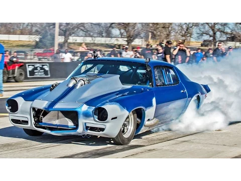 3,000 HP Camaro Goes No Prep Drag Racing, Ends Up Drifting at the Drag ...