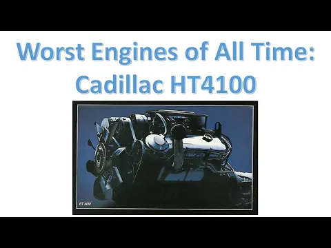 Why GM's Cadillac HT4100 V8 Will Go Down in History As the Worst Engine ...