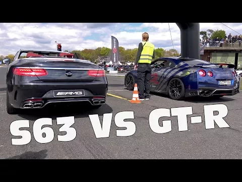 TVR T350T Nearly Crashes in Mercedes-AMG S63 Cabriolet Drag Race ...
