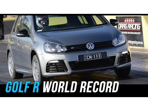 World’s Fastest VW Golf R Is a 10s Quarter Mile Car on Stock Engine ...