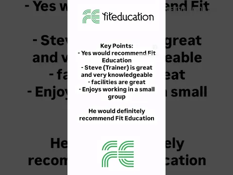 Fit Education | Personal Training Courses & Qualifications Australia
