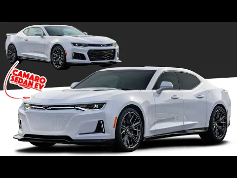 Chevrolet Camaro Becomes Tesla-Fighting Four-Door EV in Digital ...
