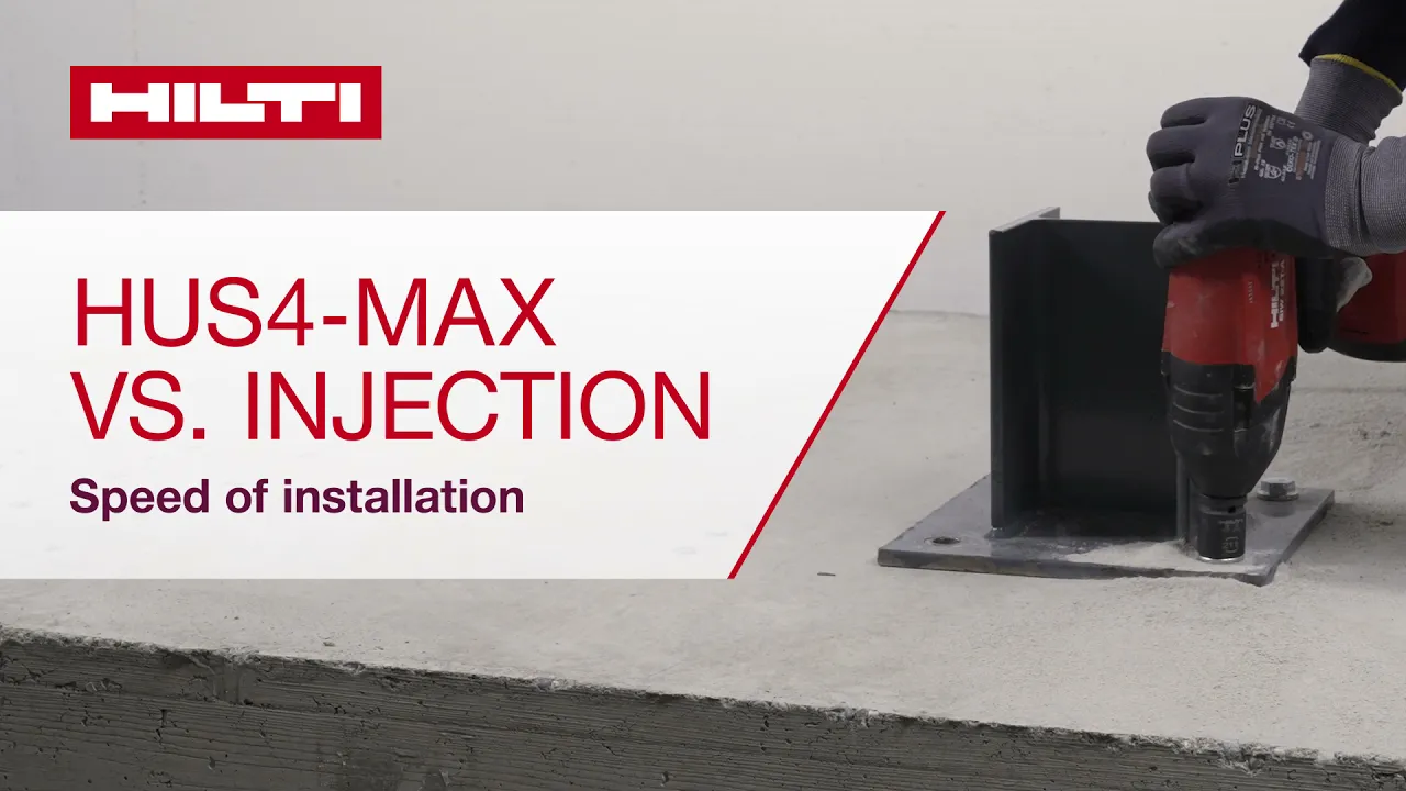 HUS4 MAX - bonded screw vs injection - Engineering Centre
