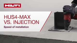 HUS4 MAX - bonded screw vs injection - Engineering Centre
