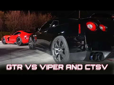 Nissan GT-R Drag Races Dodge Viper, Street Fight Is Fierce - autoevolution