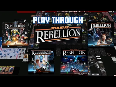 Star Wars Rebellion and Fan Made Mods 12/24/25 | Board Game Videos