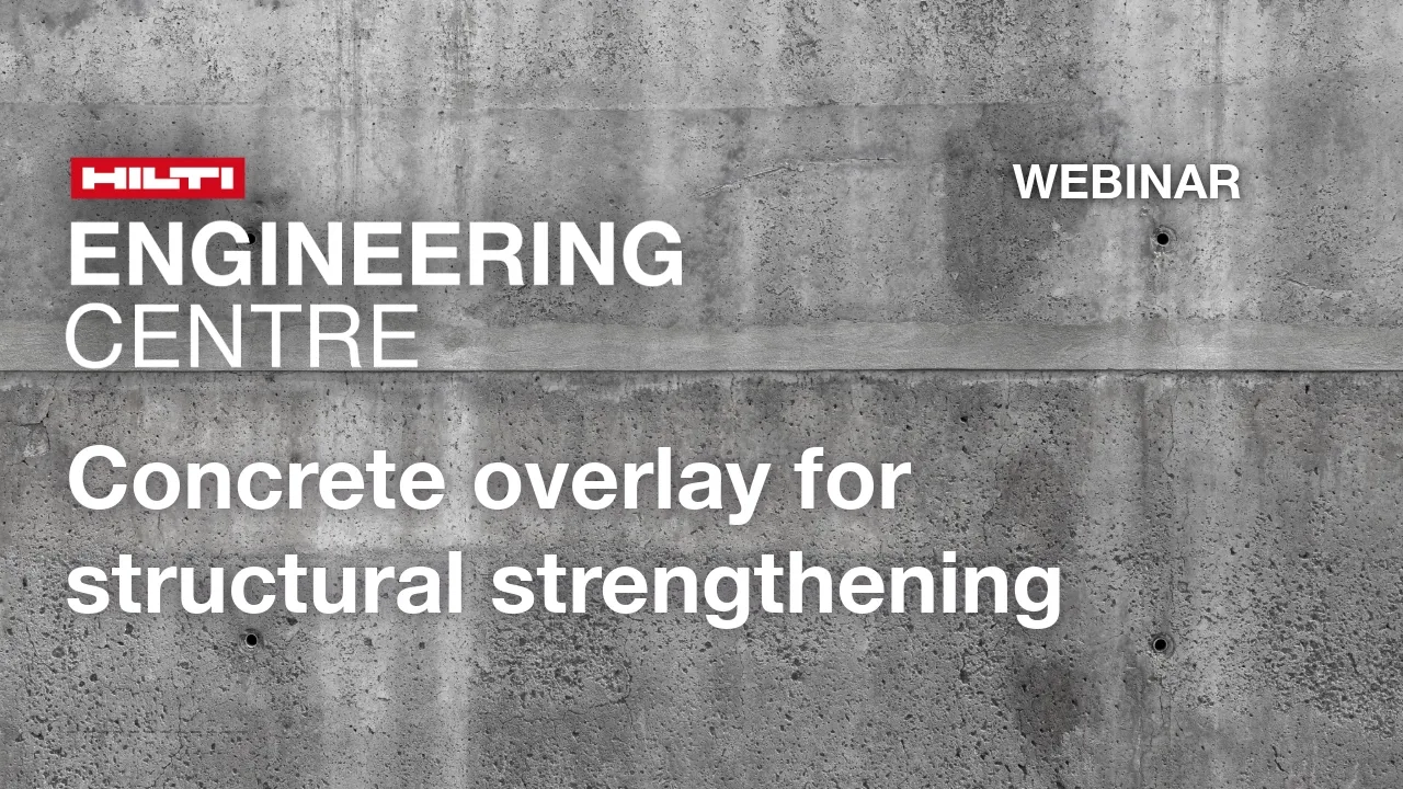 Concrete Overlay for structural strengthening - Engineering Centre