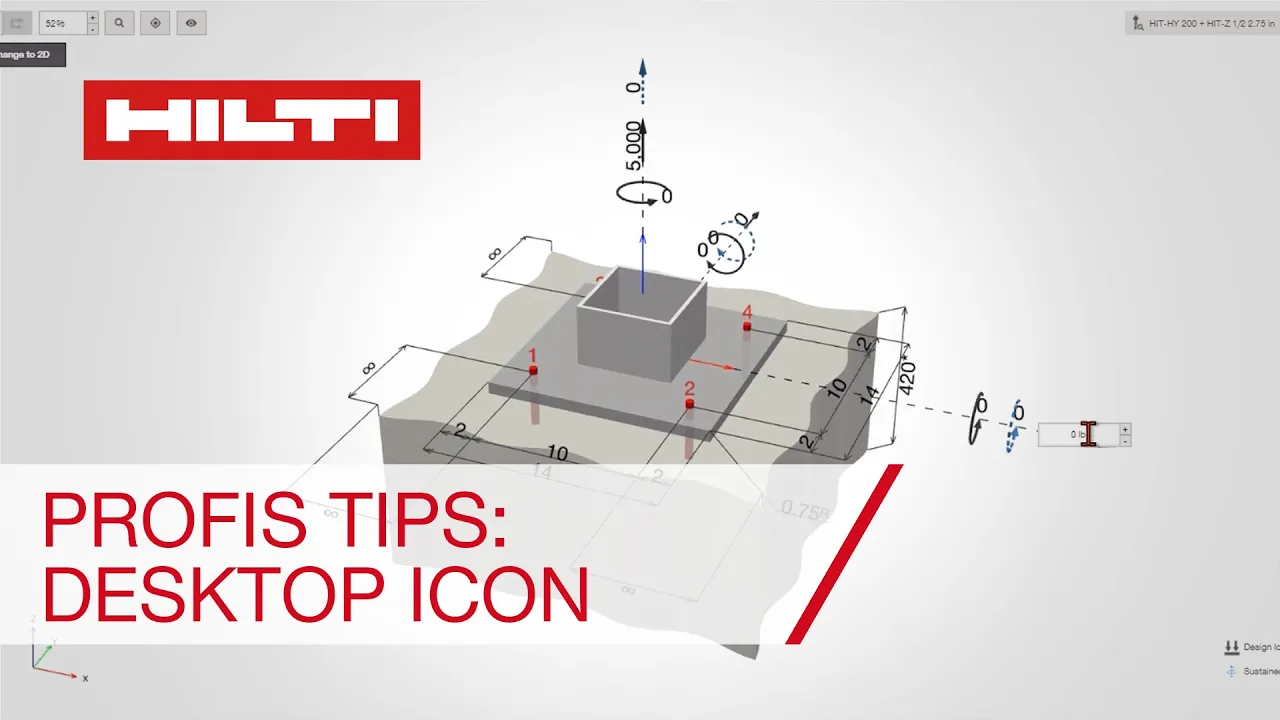 PROFIS Engineering Tips - Create a Desktop Icon - Hilti USA